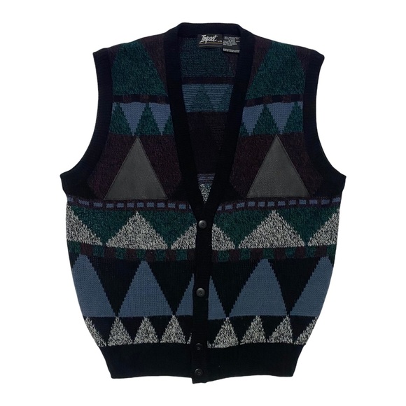 Vintage | Jackets & Coats | Vintage 9s Aztec Sweater Vest | Poshmark